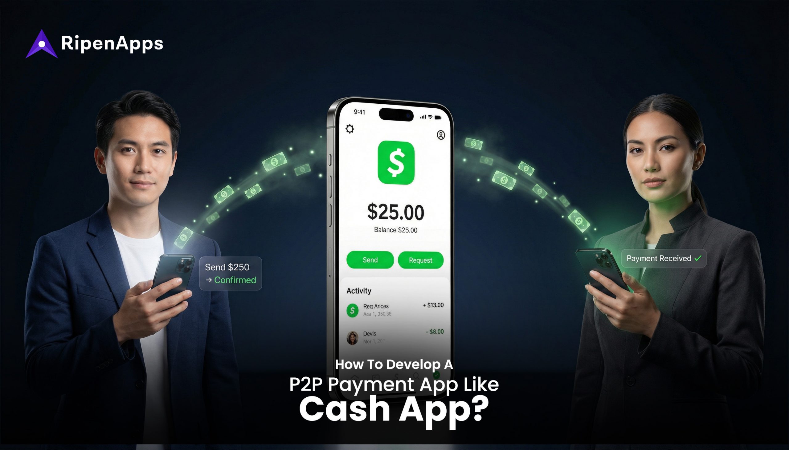 How To Develop A P2P Payment App Like Cash App?: Step-By-Step Guide